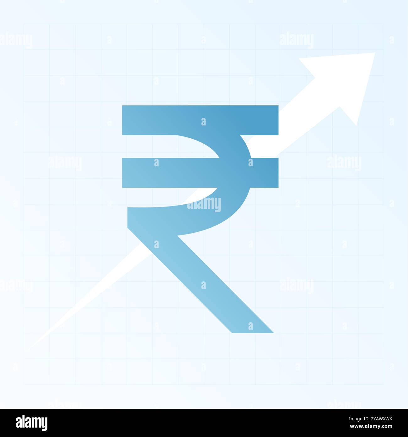 indian money rupee symbol background a strong investment concept vector ...