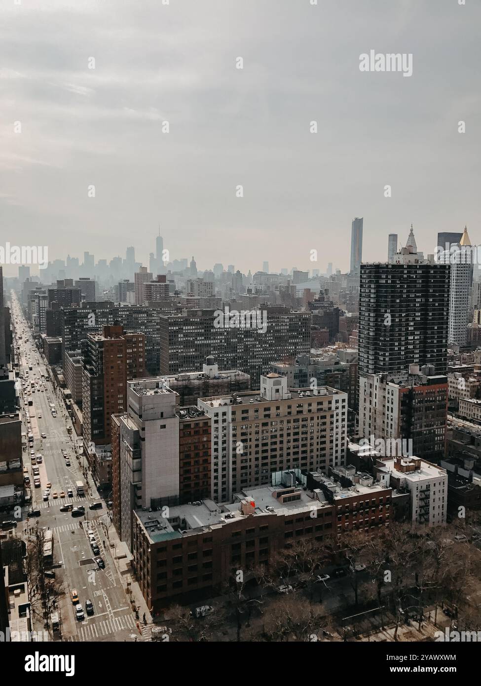 Upper East Side, Manhattan, city life, skyline, view from above Stock ...