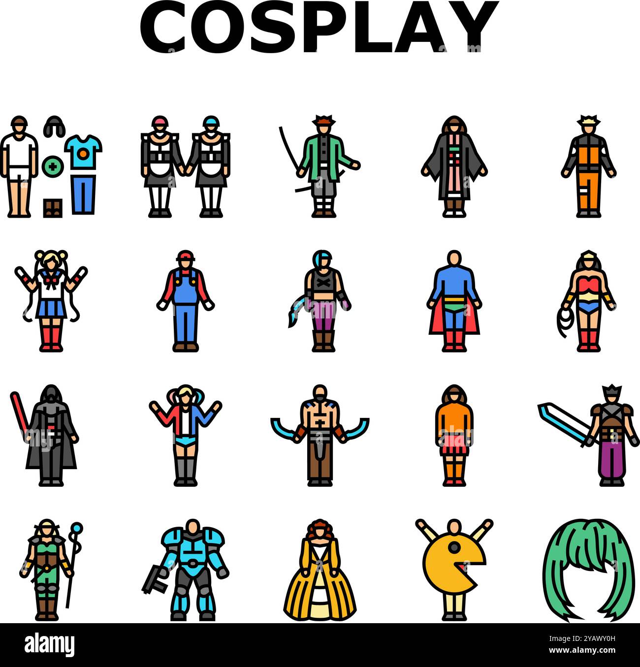 Cosplayer japan Cut Out Stock Images & Pictures - Alamy