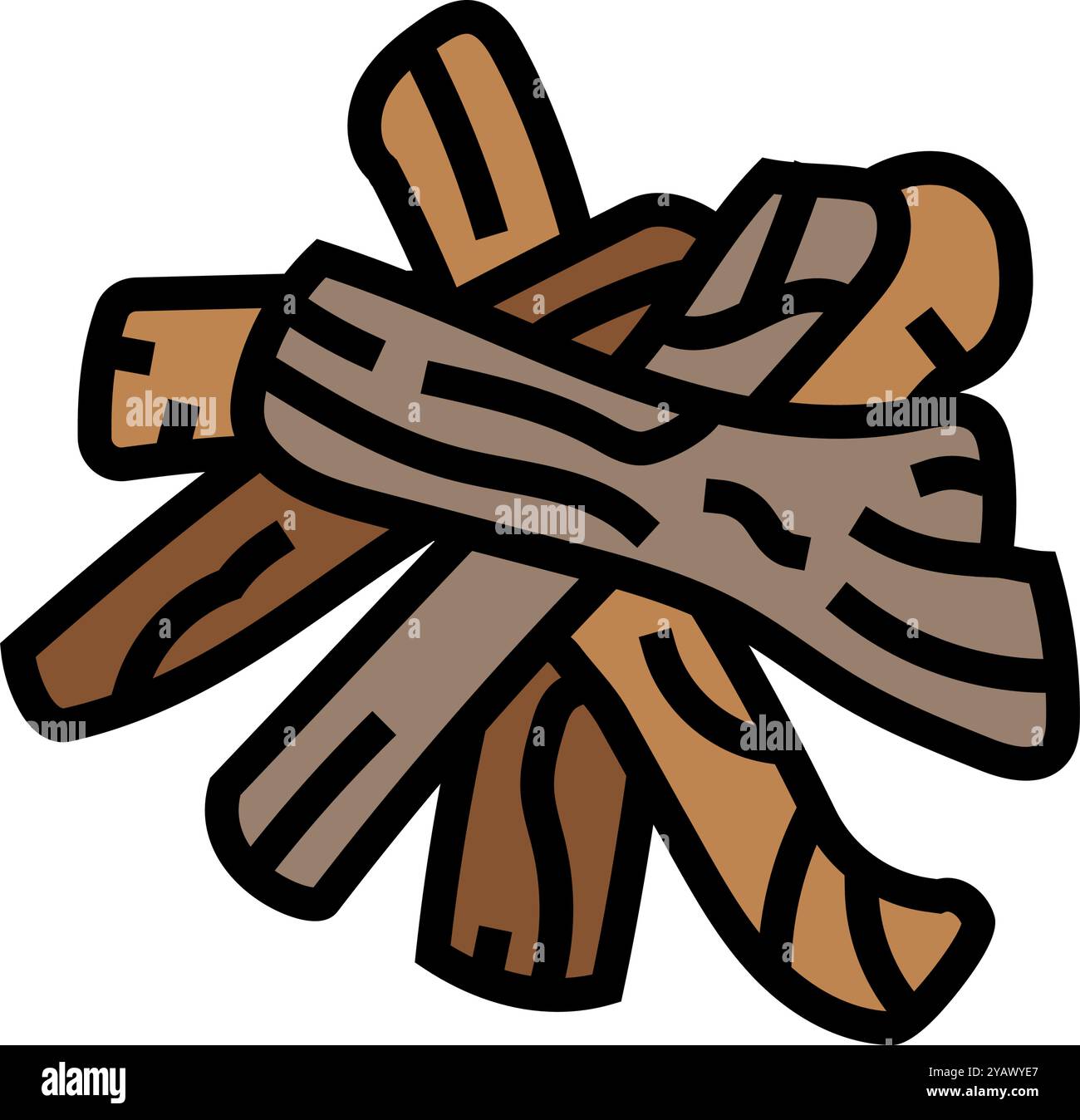 licorice root ayurvedic herb color icon vector illustration Stock ...