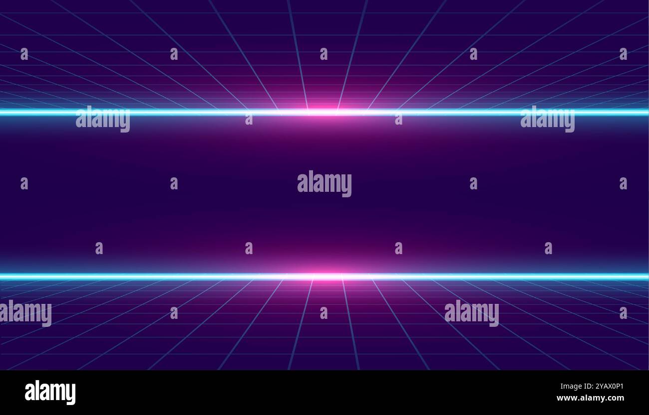 digital sci fi and cyber grid lines geometric wallpaper design vector ...