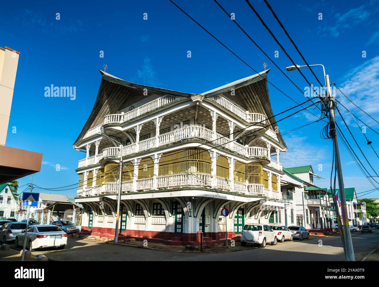 Traditional architecture of the historic center of Paramaribo, UNESCO ...