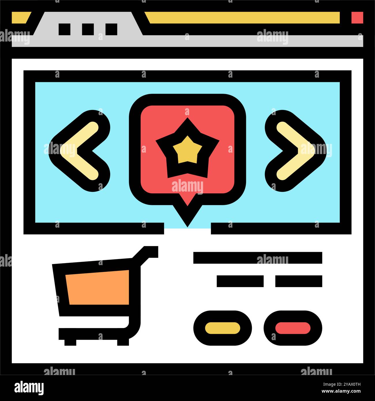 entertainment booking color icon vector illustration Stock Vector Image ...