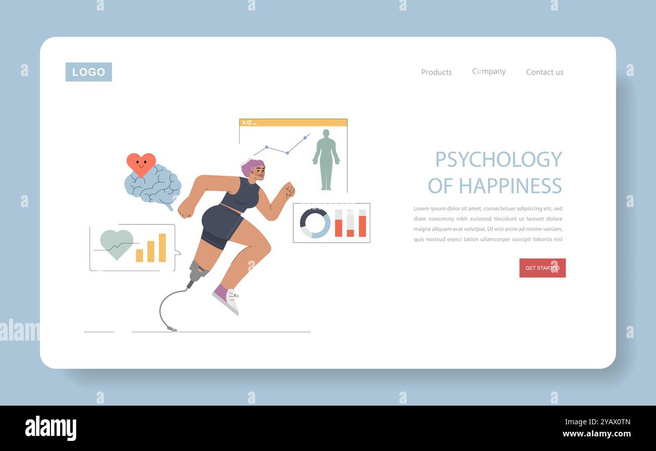 Psychology concept. Exploring the journey to mental well-being and the ...