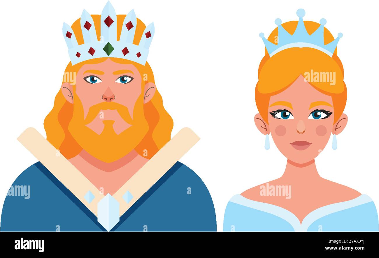 Royal attire symbolism Cut Out Stock Images & Pictures - Alamy