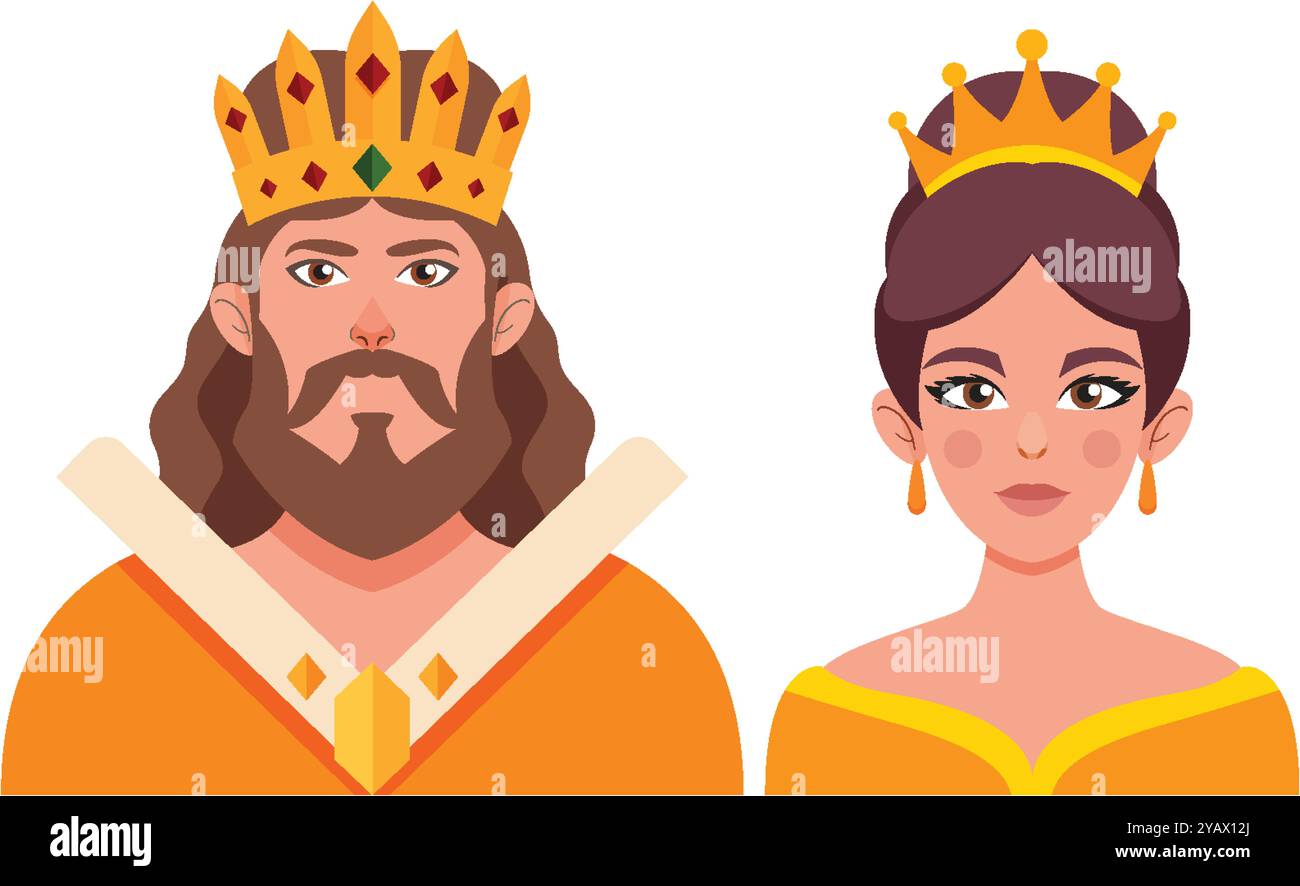 Medieval power couple hi-res stock photography and images - Alamy