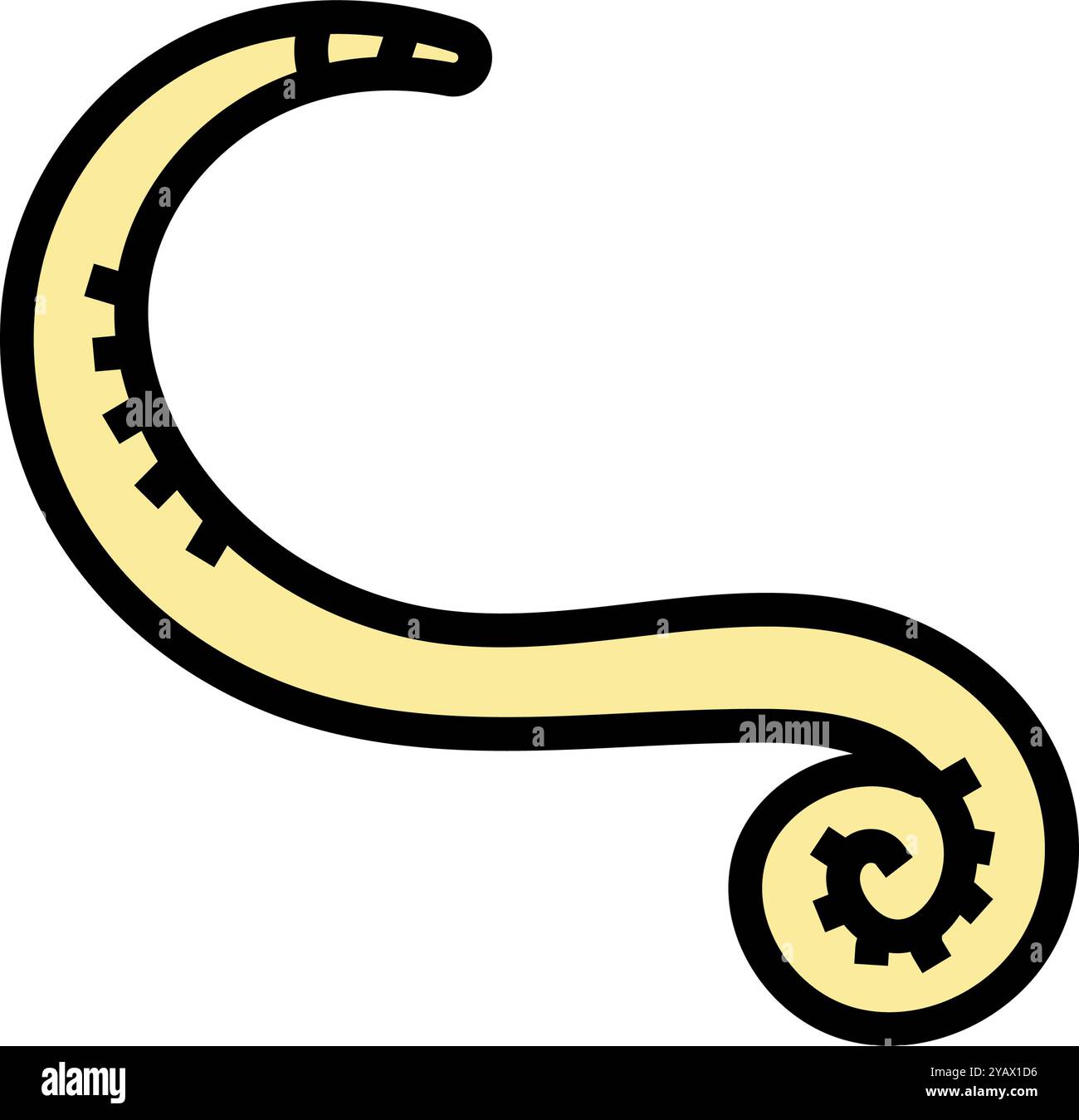 pinworm parasite color icon vector illustration Stock Vector Image ...