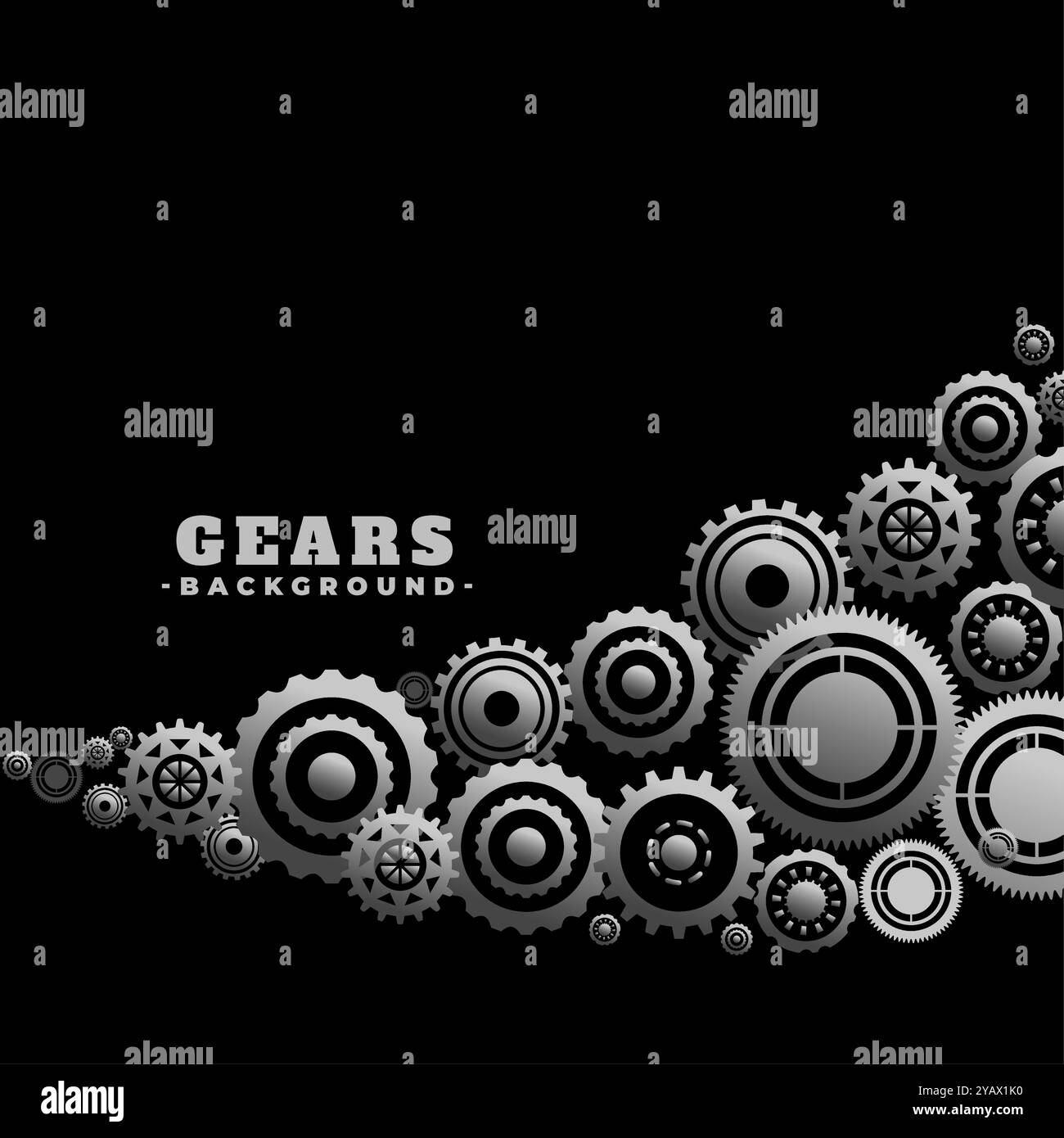 Gear gearwheel background in Stock Vector Images - Alamy