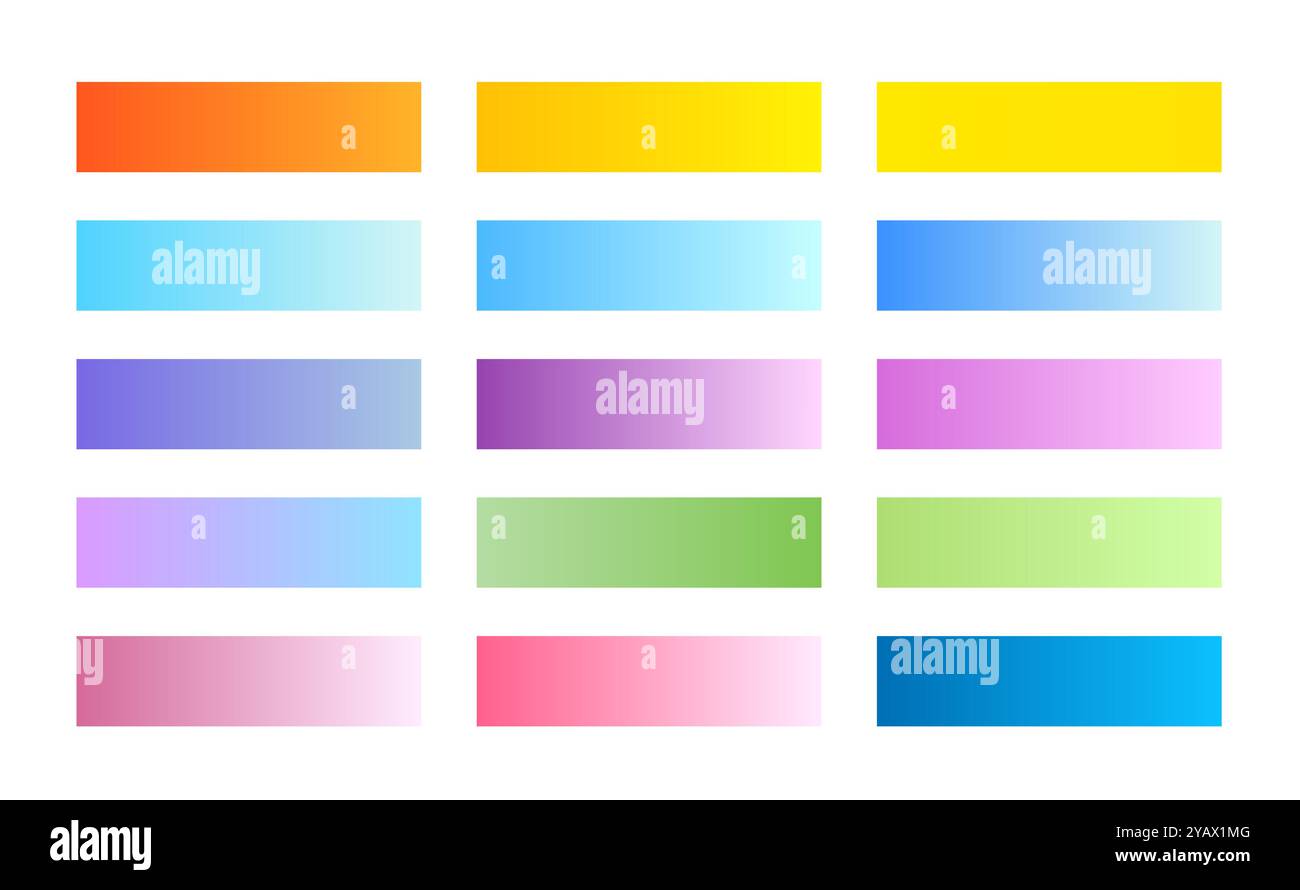 multicolor gradient color poster design in set vector Stock Vector ...