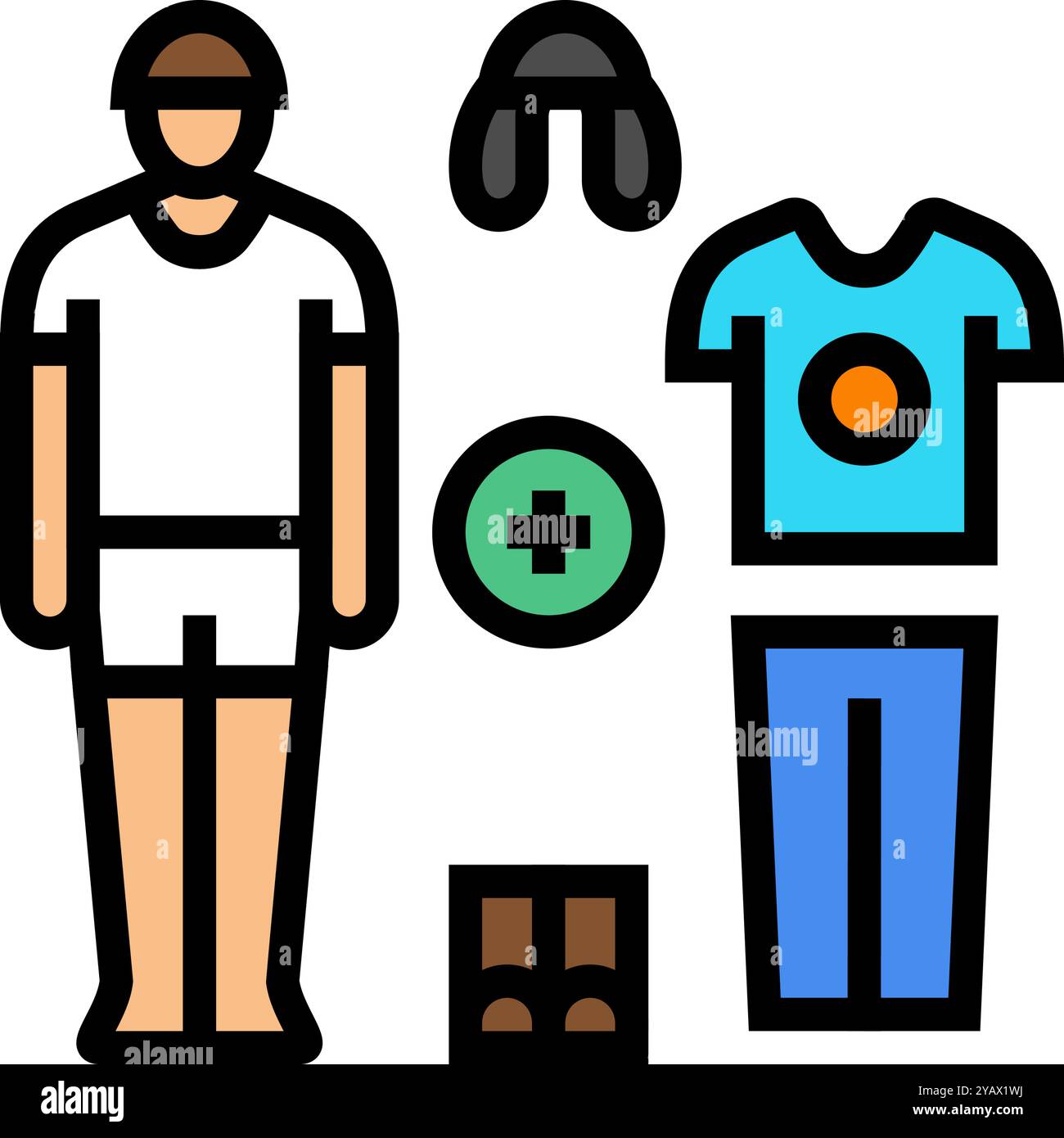 costume play color icon vector illustration Stock Vector Image & Art ...