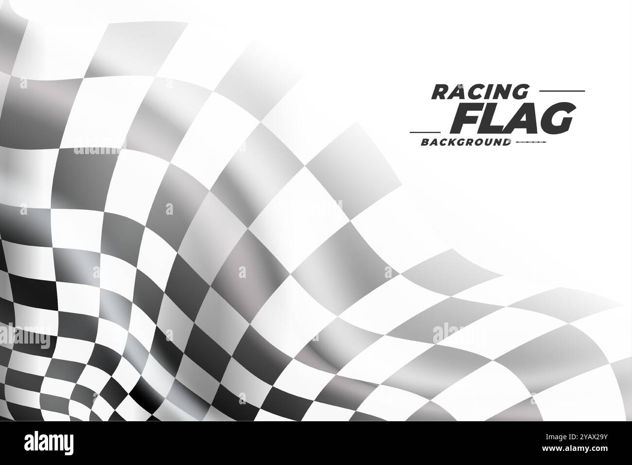realistic racing flag background for motorsport champion vector Stock ...