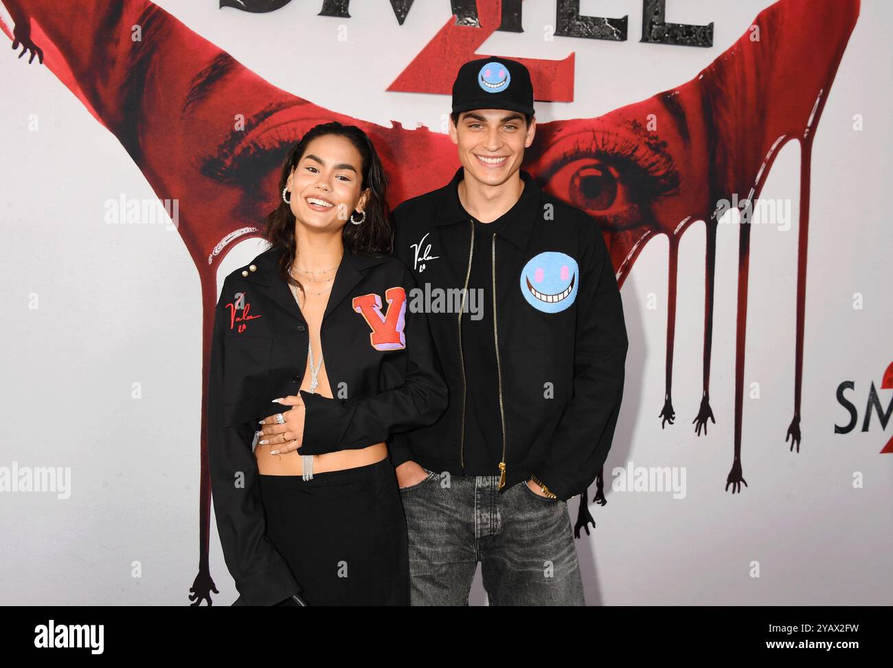 LOS ANGELES, CALIFORNIA - OCTOBER 14: (L-R) Tehyaand Cameron Porras ...