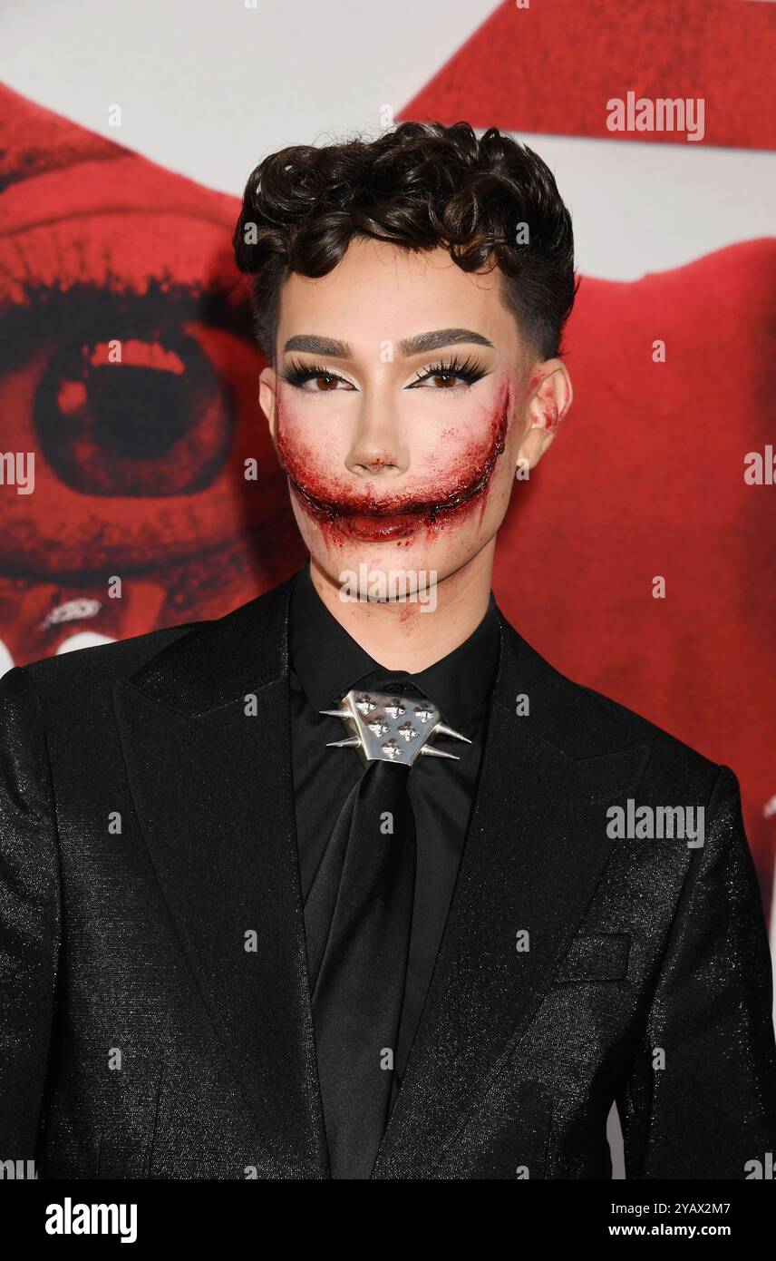 LOS ANGELES, CALIFORNIA - OCTOBER 14: James Charles attends the Global ...