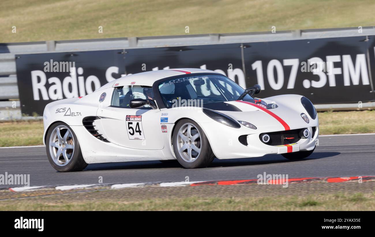 Darren Snelling in his Lotus Elise during the 2024 Uncle Luke's ...