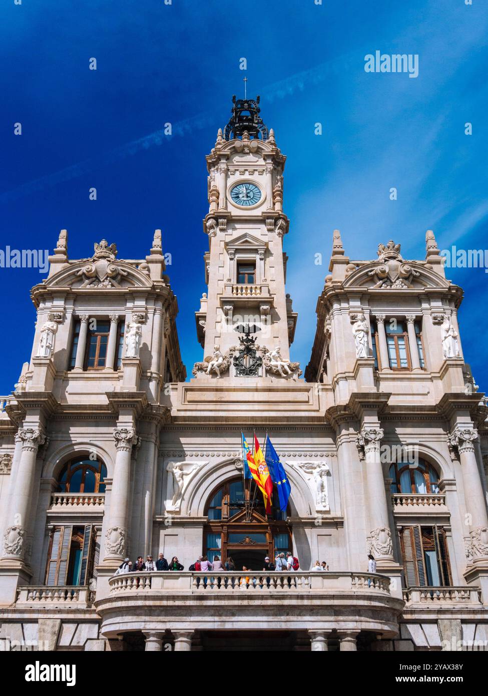 Valencia City Hall (Valencia, Spain Stock Photo - Alamy