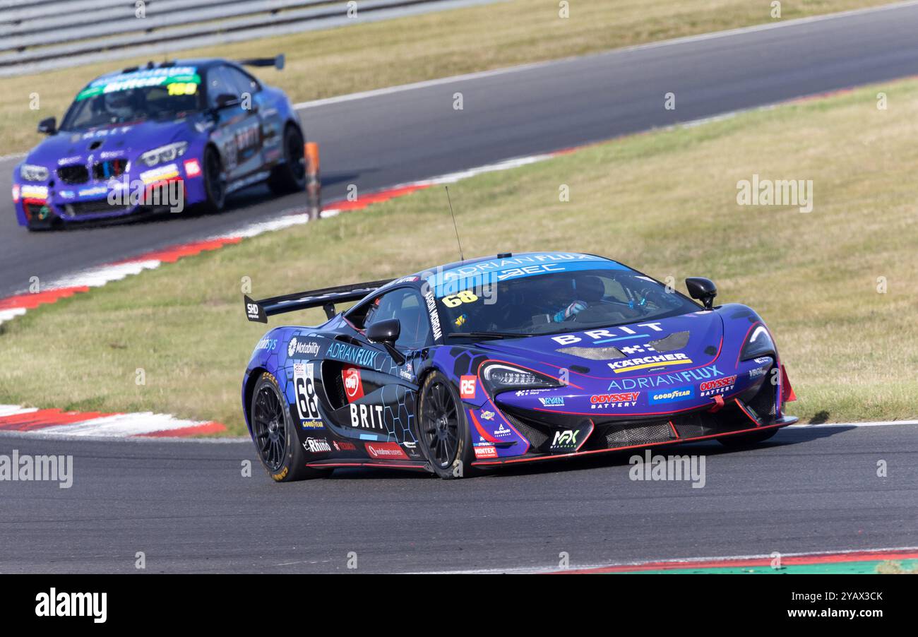 Aaron Morgan / Paul Fullickm TeamBRIT McLaren 570s GT4 during the 2024 ...