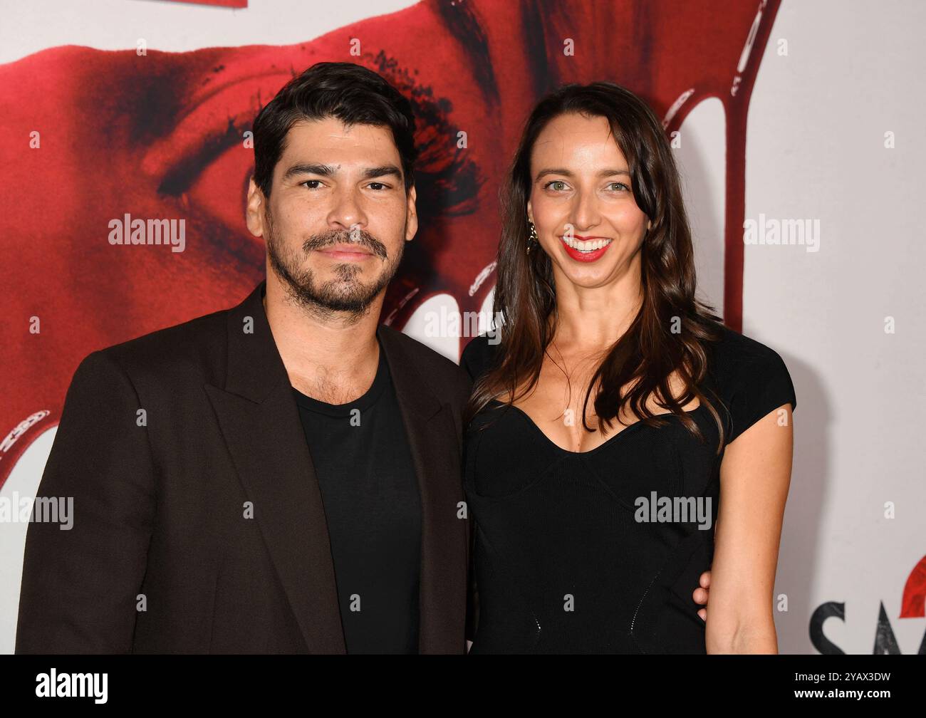 LOS ANGELES, CALIFORNIA - OCTOBER 14: (L-R) Raúl Castillo and Erica ...