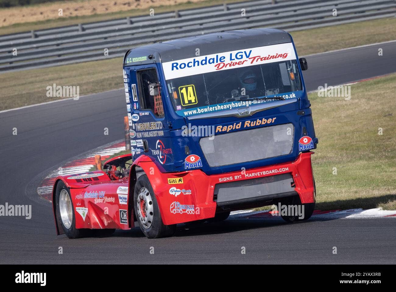 John Bowler in his MAN TGX during the 2024 British Truck Racing ...
