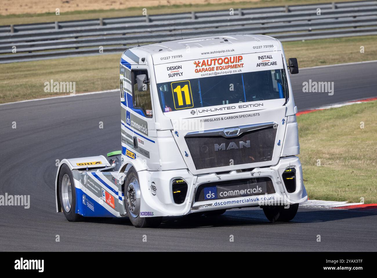 David Smith in his MAN TGX during the 2024 British Truck Racing ...