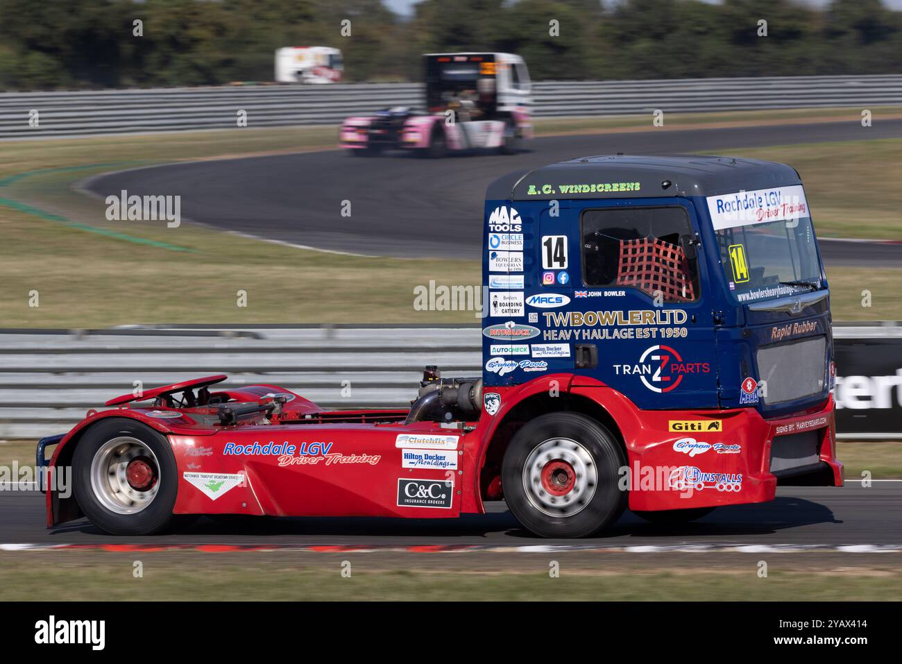 John Bowler in his MAN TGX during the 2024 British Truck Racing ...