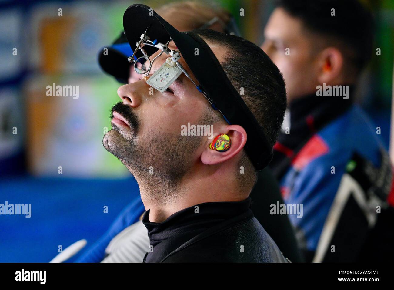 Delhi, INDIA. 16th Oct, 2024. Akhil Sheoran of India won Bronze medal ...