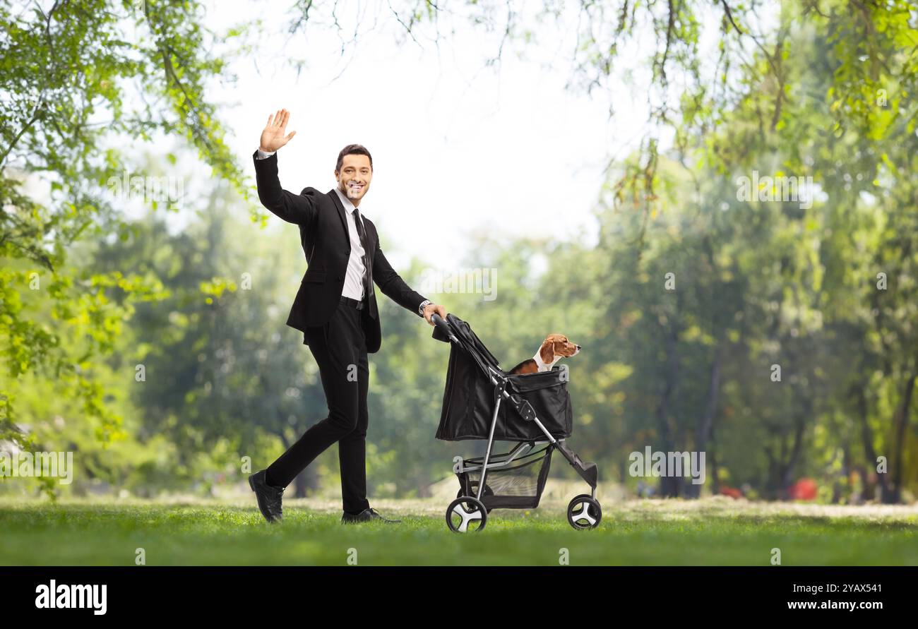 Pushing a stroller for a walk hi-res stock photography and images - Alamy