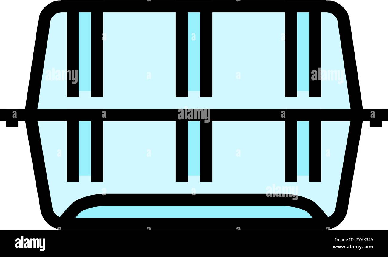 container plastic package color icon vector illustration Stock Vector ...