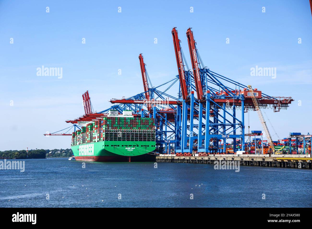 Stockbilder 10/2024 Container Terminal am Hamburger Hafen *** Stock ...