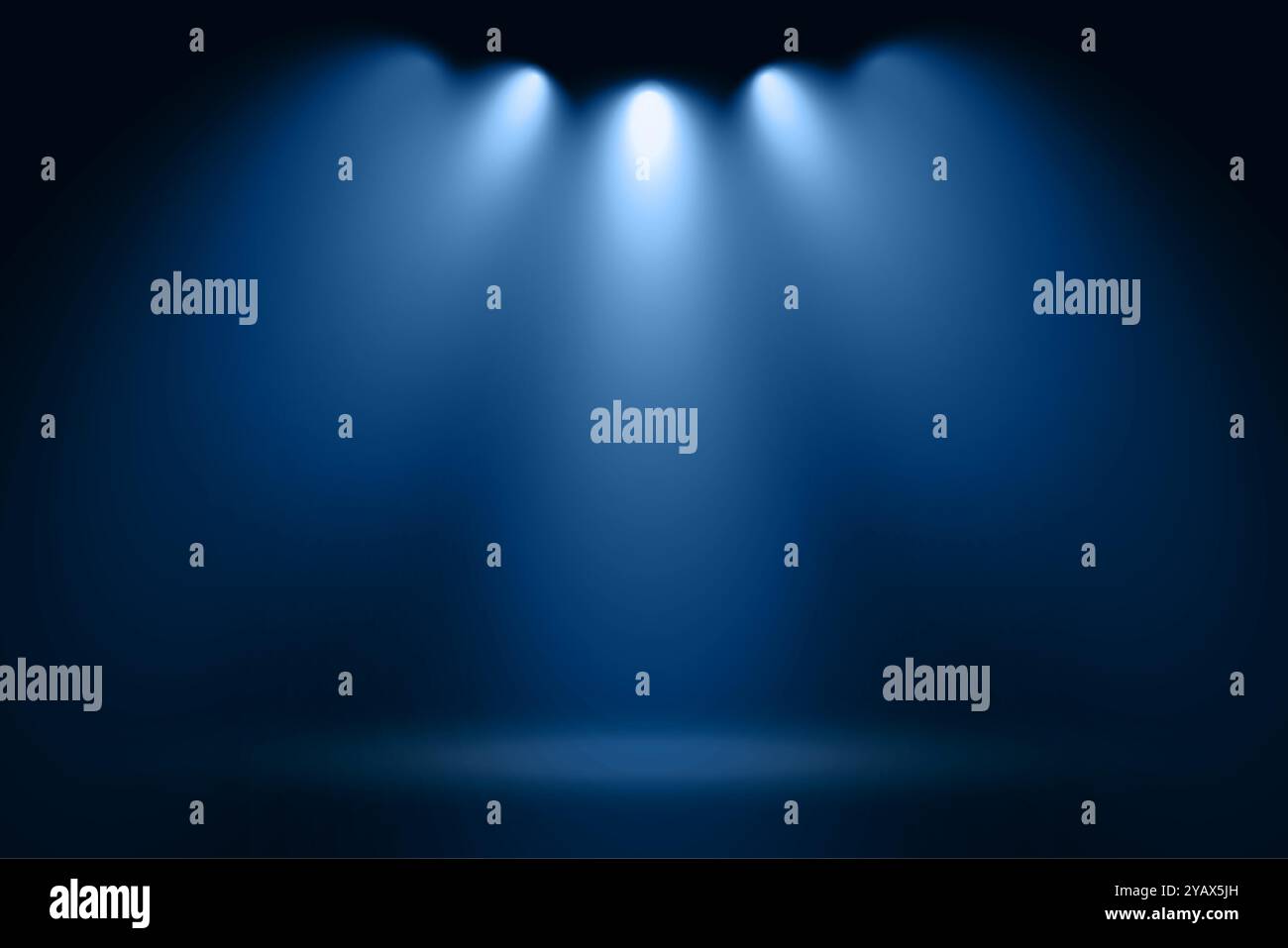 bright focus light effect on abstract stage design vector Stock Vector ...