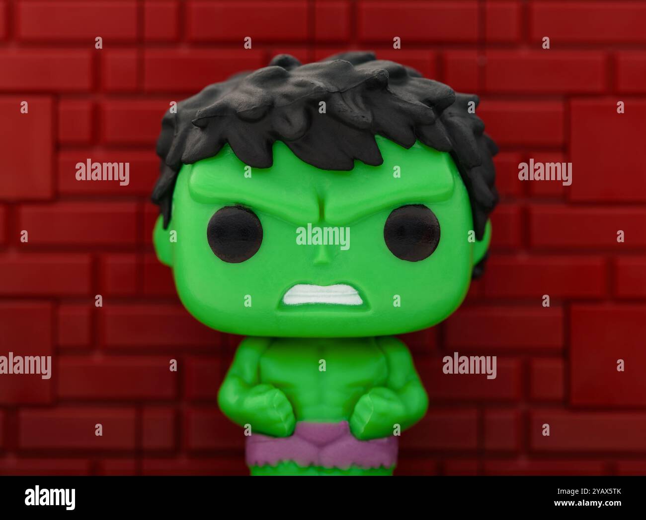 Tambov, Russian Federation - August 23, 2024 The Hulk Funko POP Mini ...