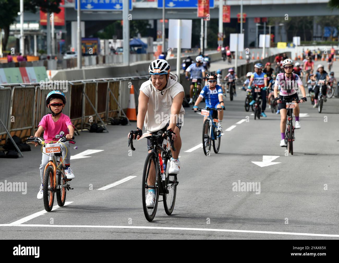The 2024 Hong Kong Cyclothon kicks off in Hong Kong, China, 13 October ...