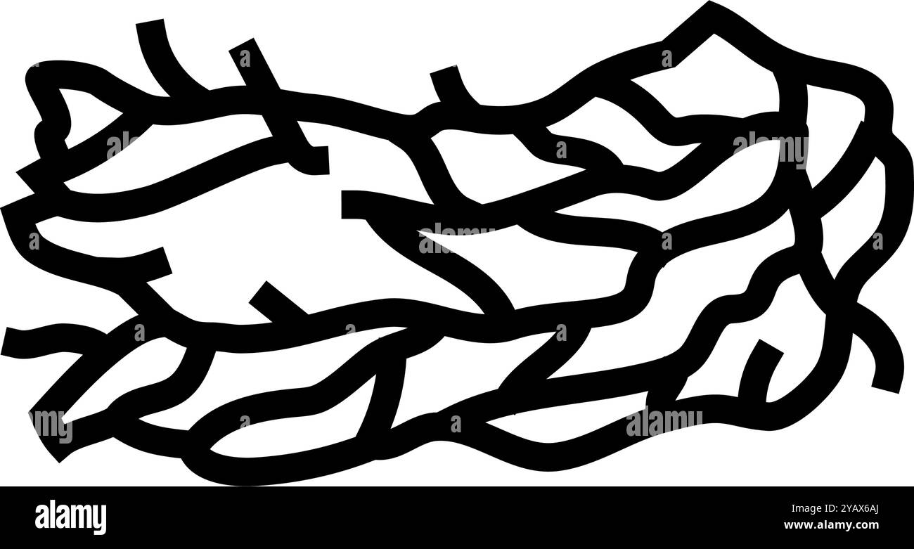 jatamansi ayurvedic herb line icon vector illustration Stock Vector ...