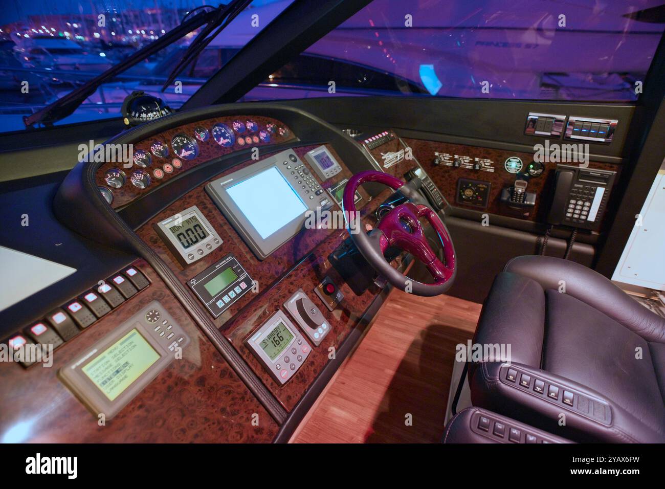 Luxury Yacht interior, UK in 2003 Stock Photo - Alamy