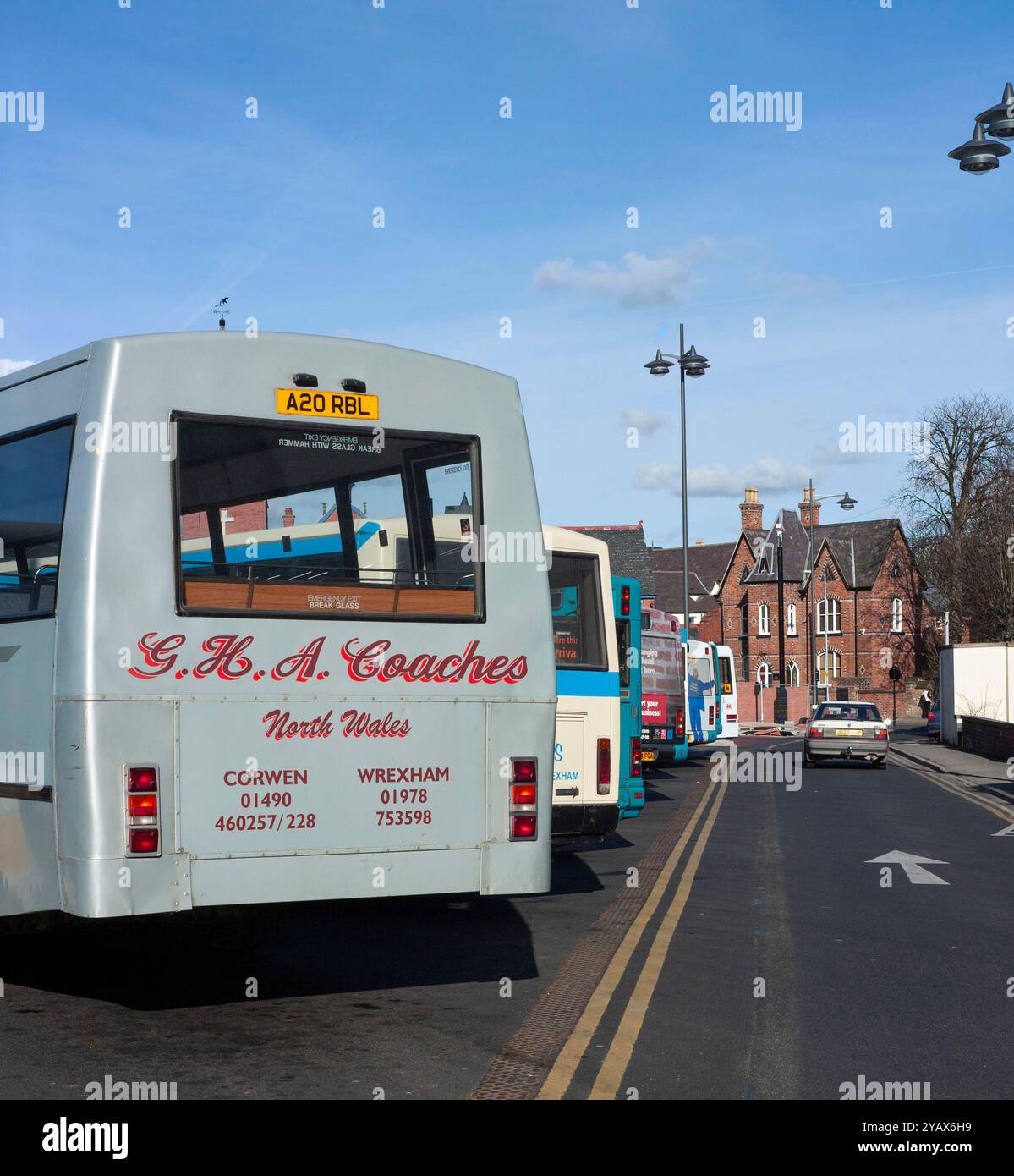 Wrexham bus station hi-res stock photography and images - Alamy