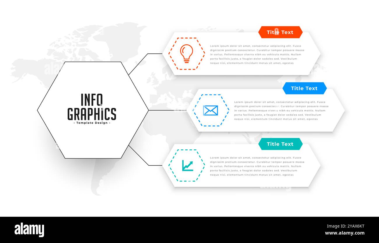 three step infographic process flowchart template for data ...