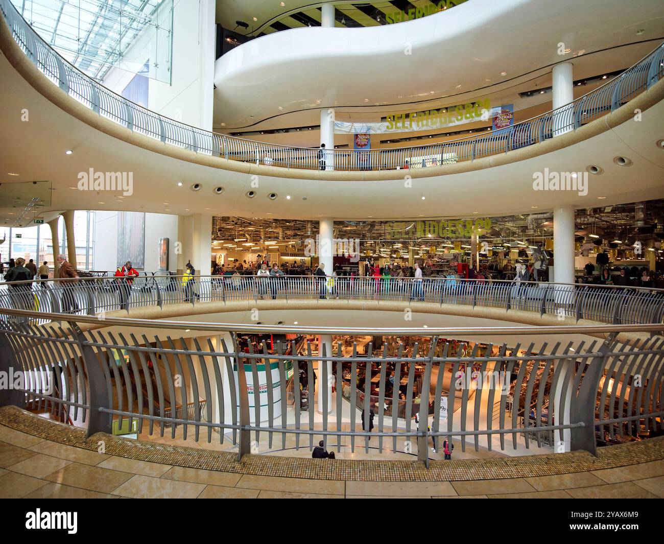 Birmingham Bull Ring Shopping Centre, west Midlands, England, UK, in ...