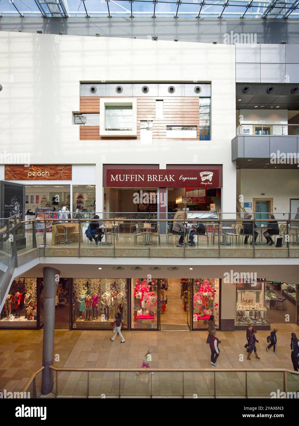Birmingham Bull Ring Shopping Centre, west Midlands, England, UK, in ...
