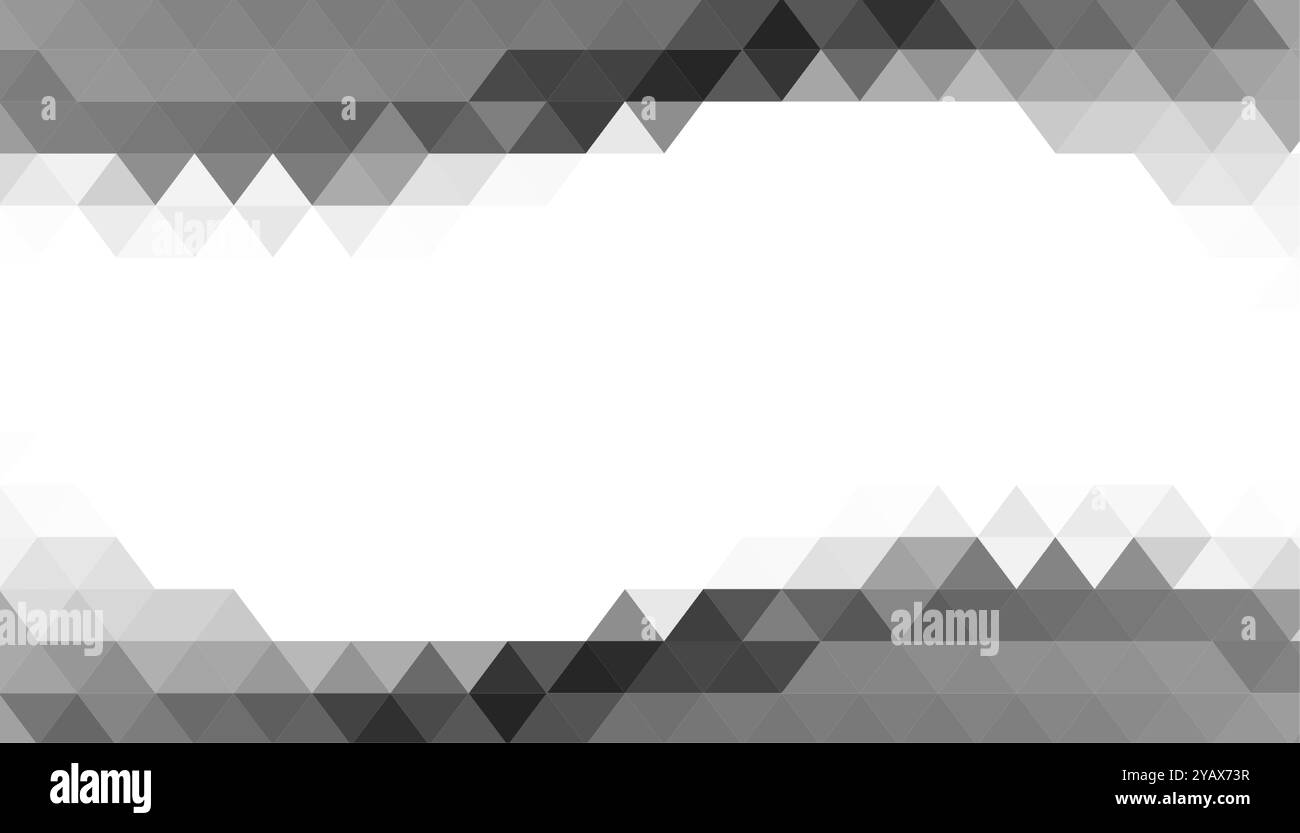 abstract grey triangle shape banner with text space vector Stock Vector ...