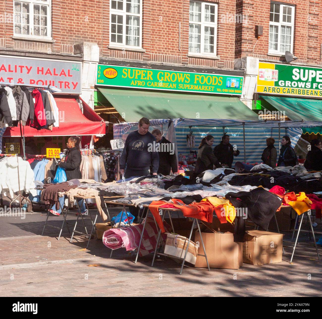 High Street Walthamstow, east end of London, Uk in 2003 Stock Photo - Alamy