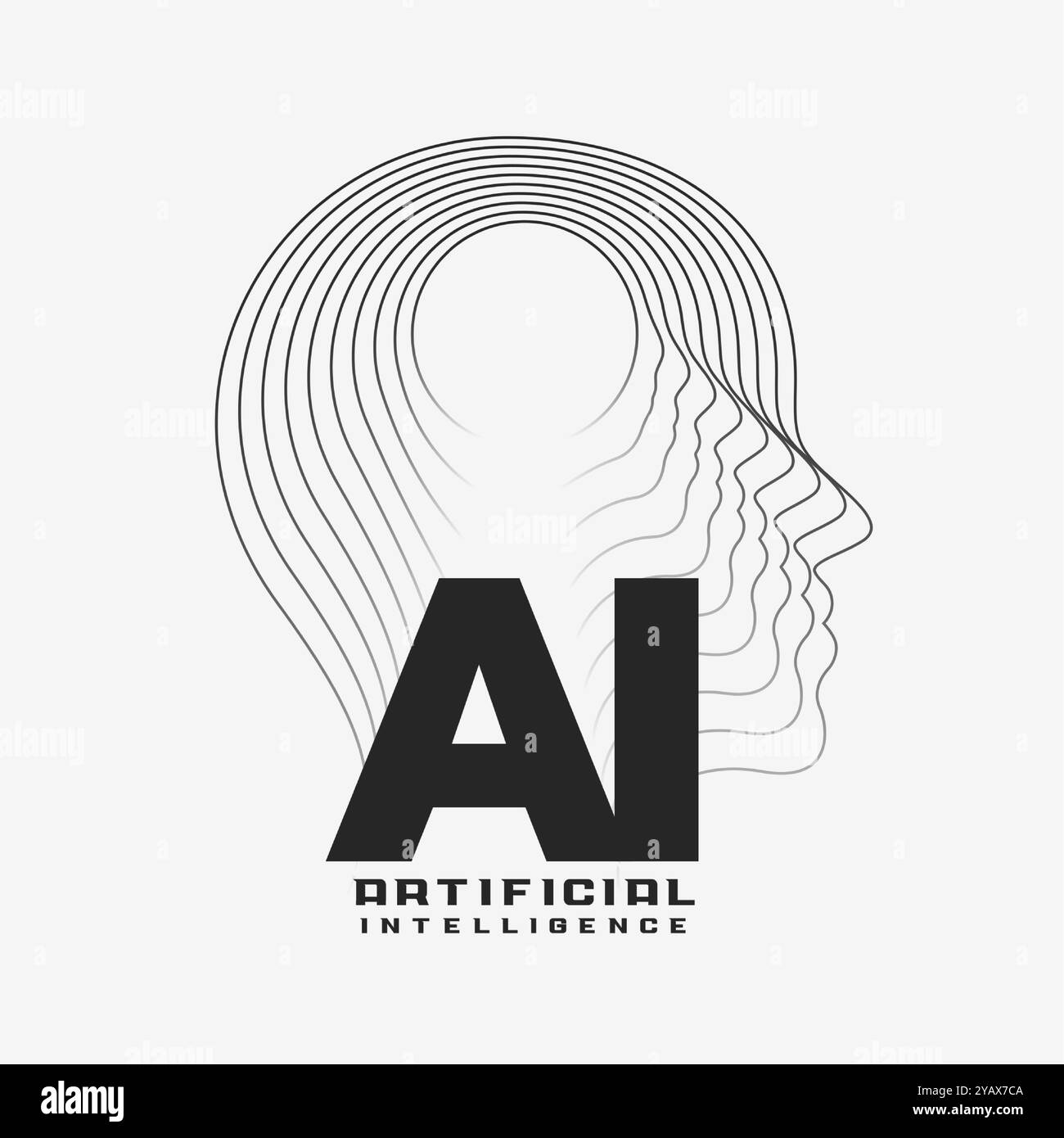 System artificial intelligence Black and White Stock Photos & Images ...