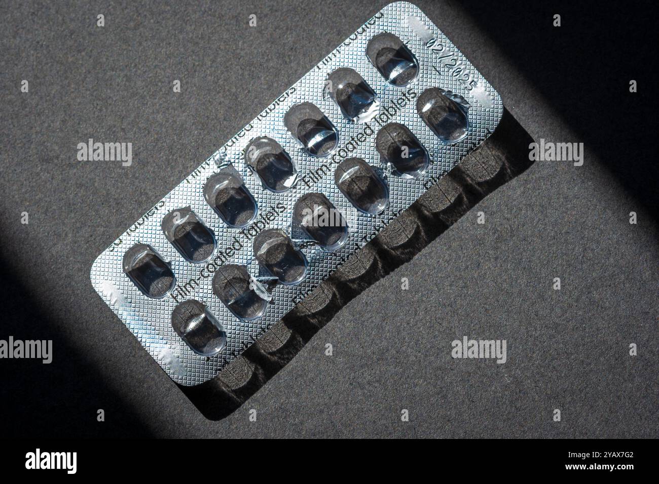 Medication pills blister packaging concept of pharmacy, medicine ...
