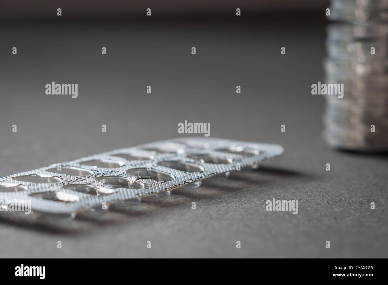 Medication pills blister packaging concept of pharmacy, medicine ...