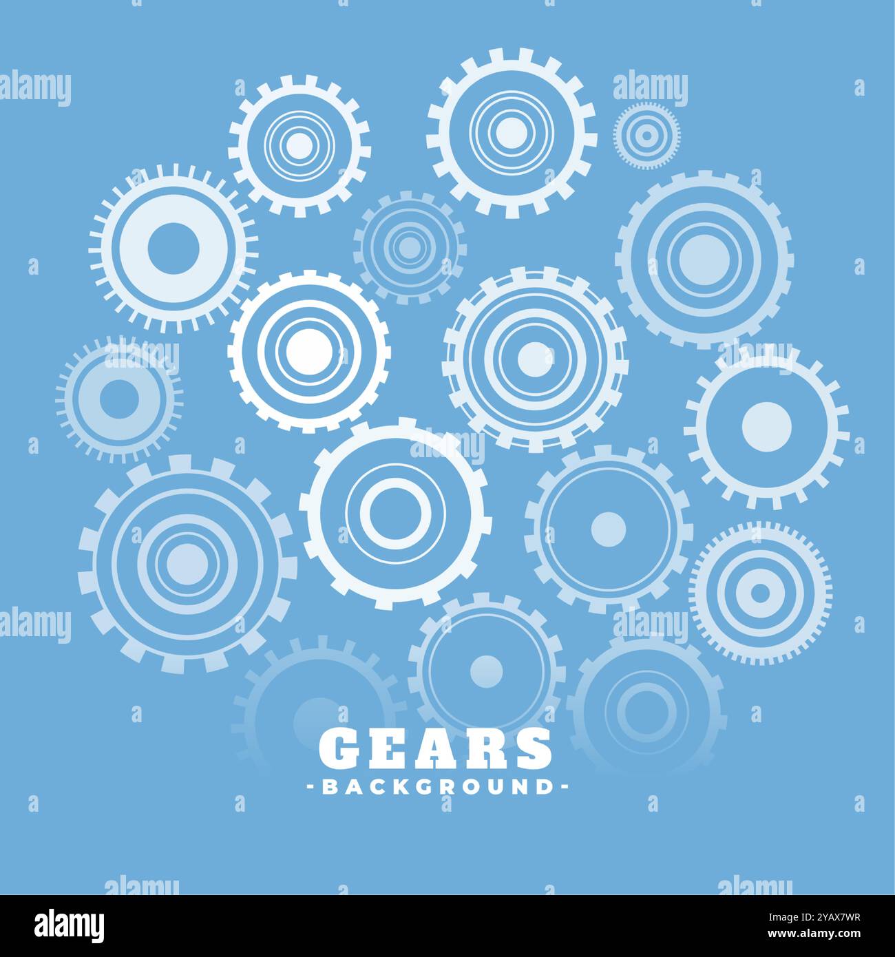 rack and pinion gear wheel background a engineering tool vector Stock ...