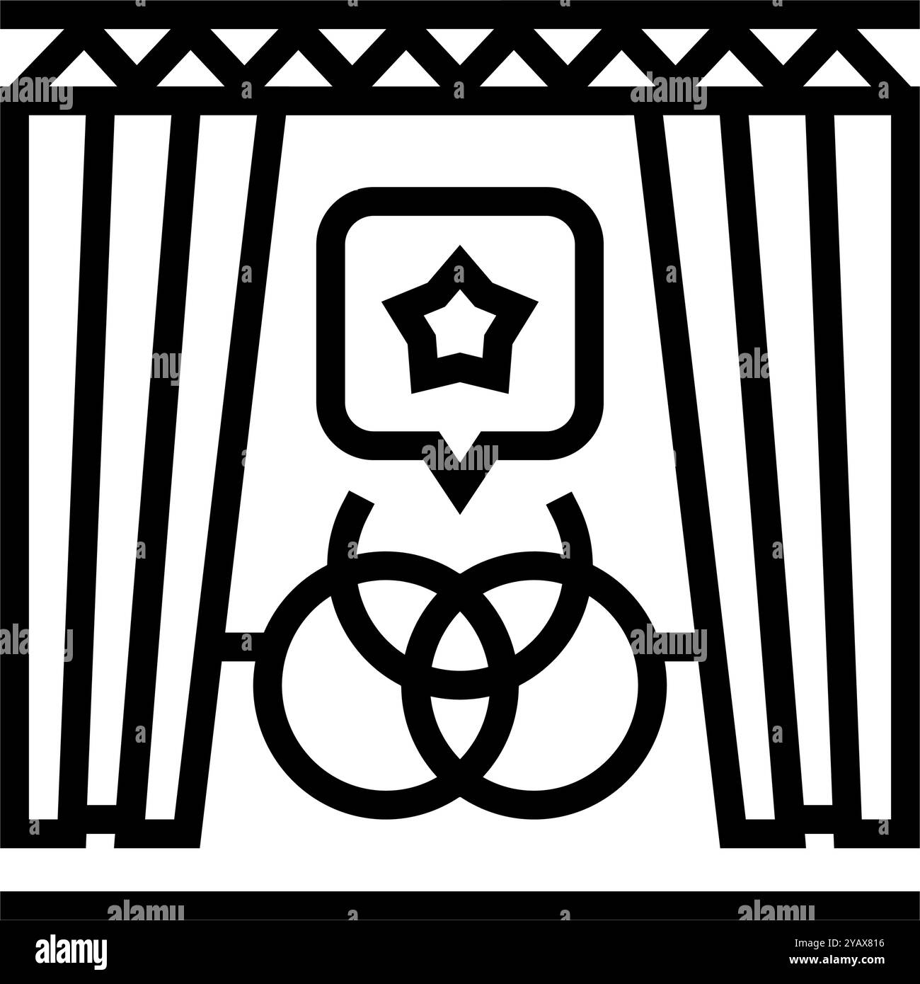 design agency line icon vector illustration Stock Vector Image & Art ...