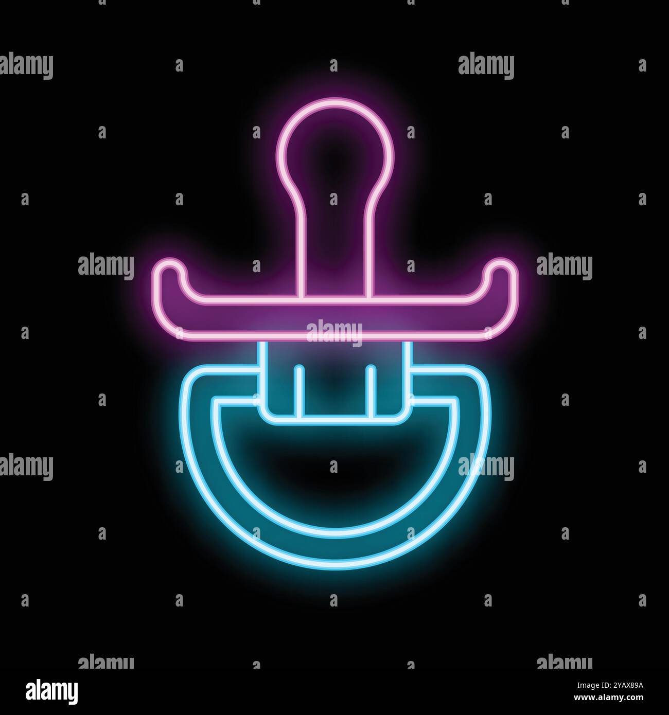 Baby dummy light Stock Vector Images - Alamy