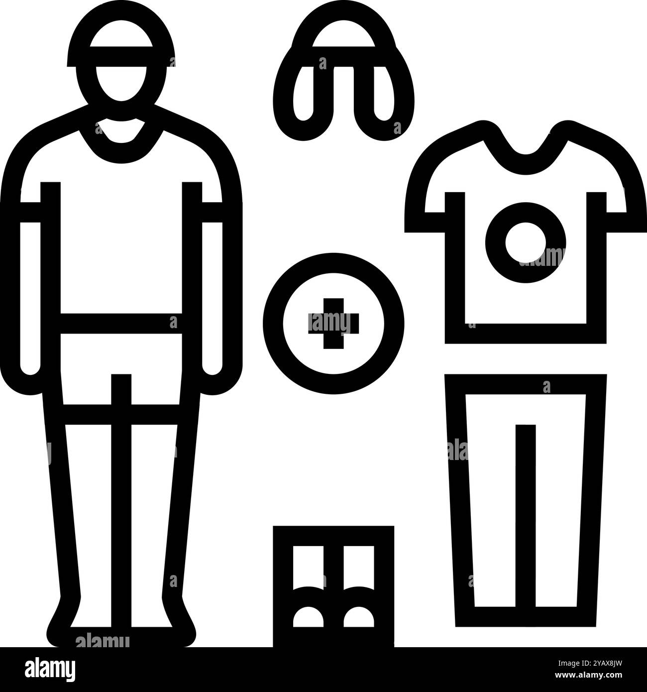 costume play line icon vector illustration Stock Vector Image & Art - Alamy