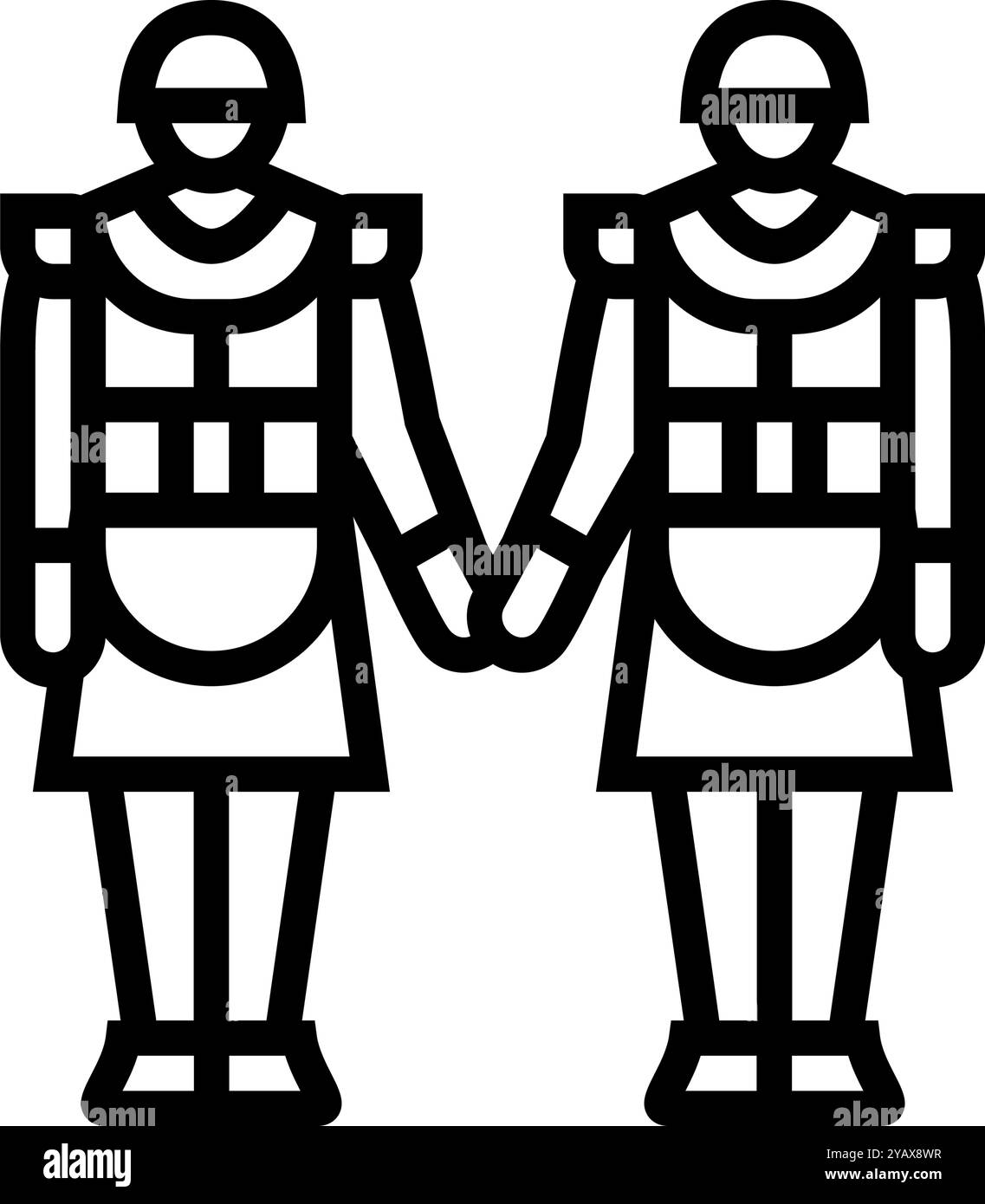 cosplayer line icon vector illustration Stock Vector Image & Art - Alamy