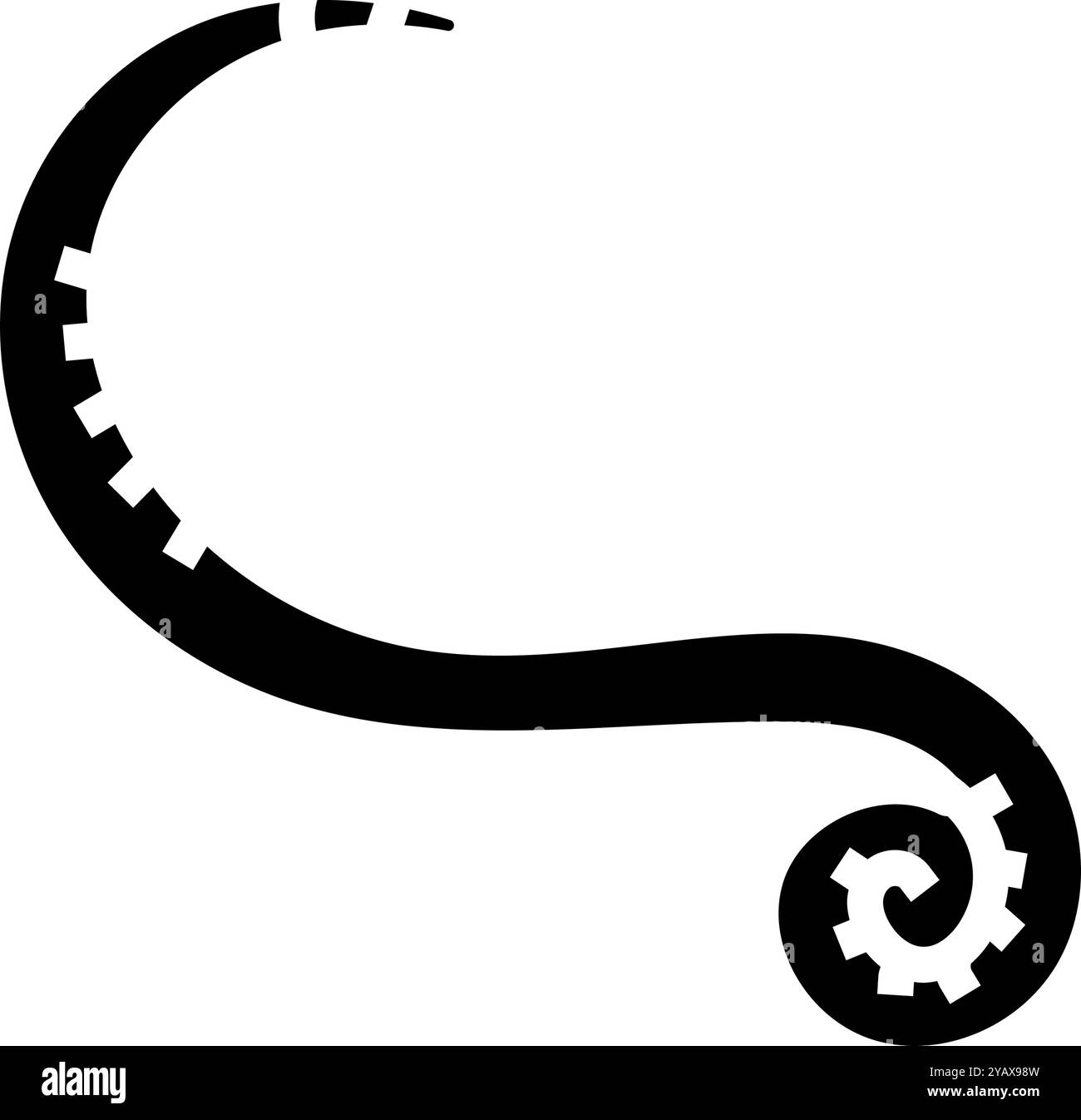 pinworm parasite glyph icon vector illustration Stock Vector Image ...