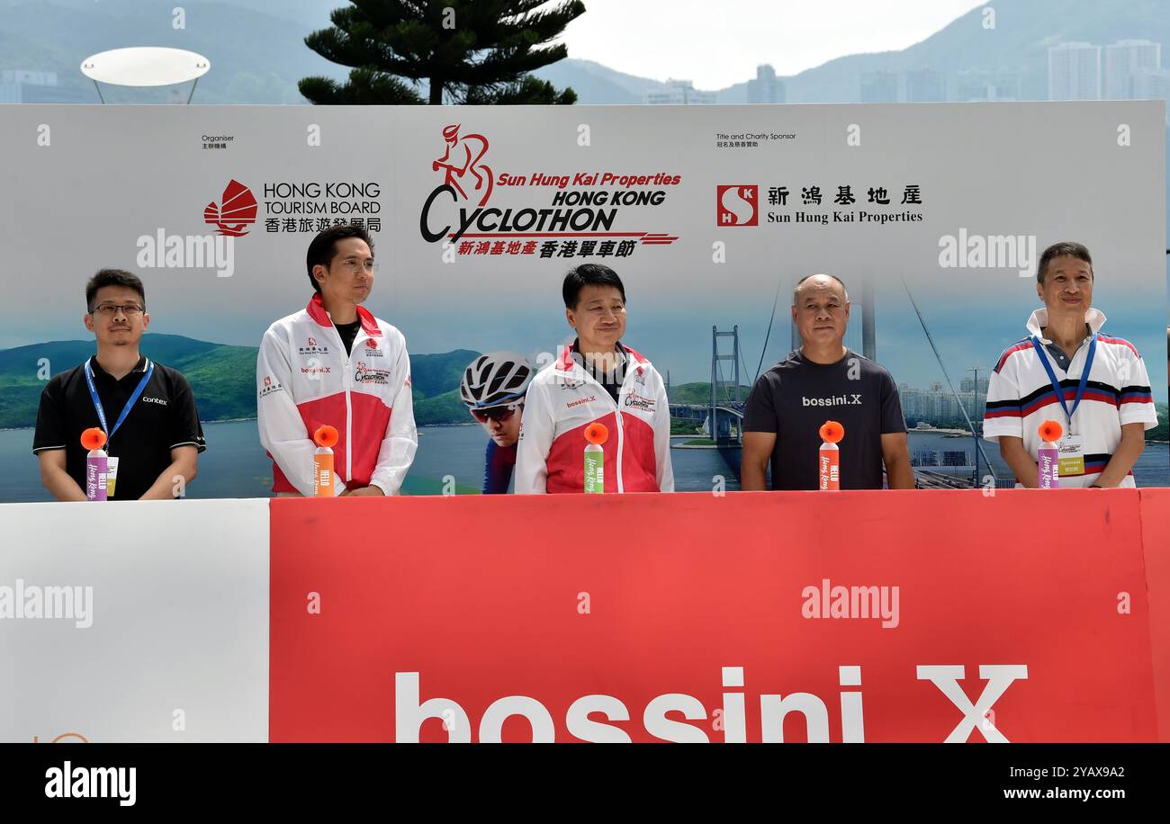 The 2024 Hong Kong Cyclothon kicks off in Hong Kong, China, 13 October ...