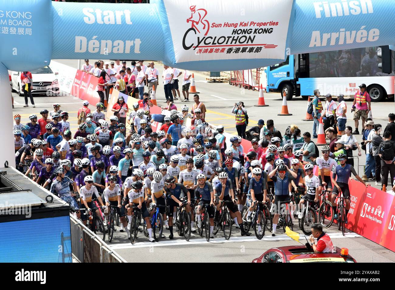 The 2024 Hong Kong Cyclothon kicks off in Hong Kong, China, 13 October ...